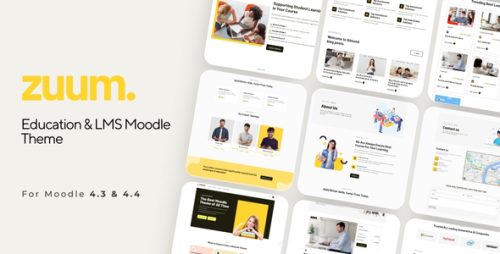 Zuum - Premium Theme For Moodle