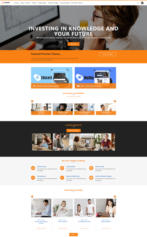 Best Moodle Themes for Your LMS Website (Free & Premium)